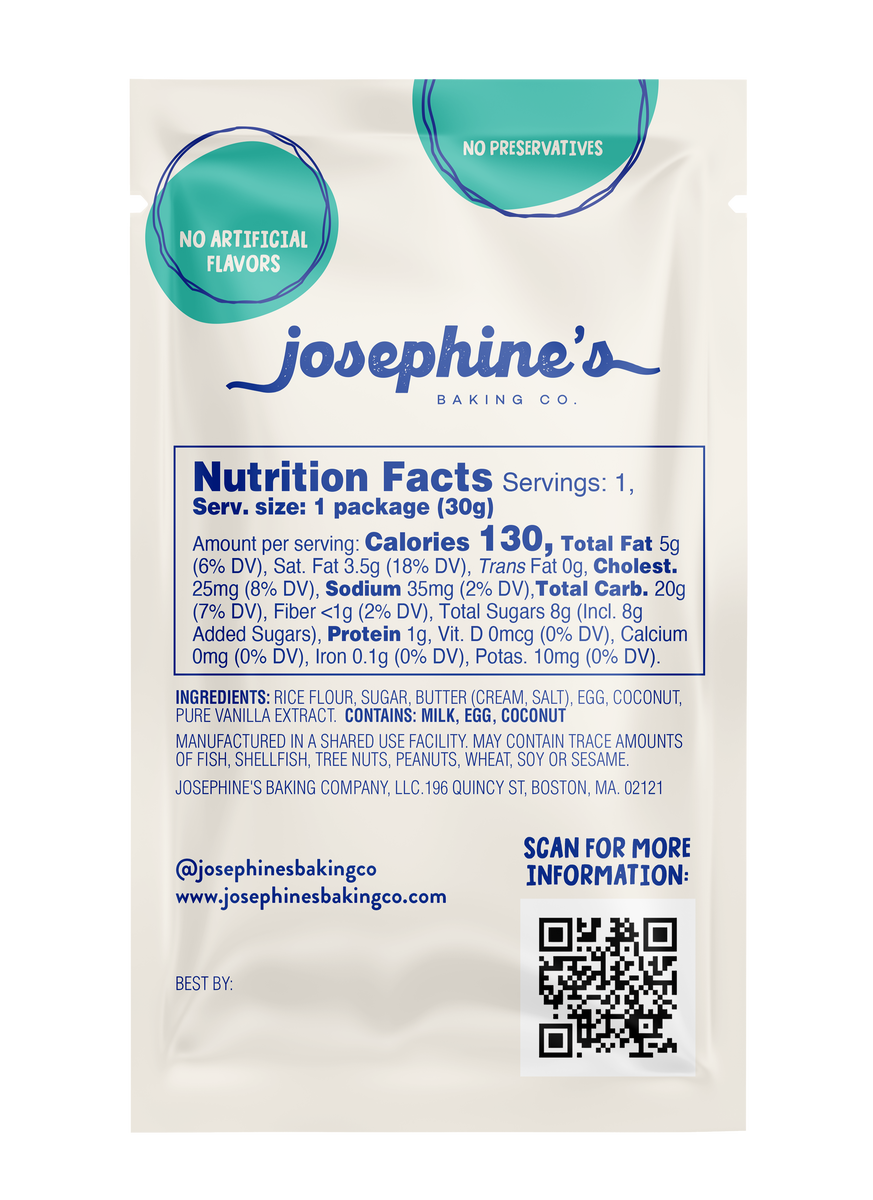 Coconut Snack Pack (10 count) – JosephinesBakingCo